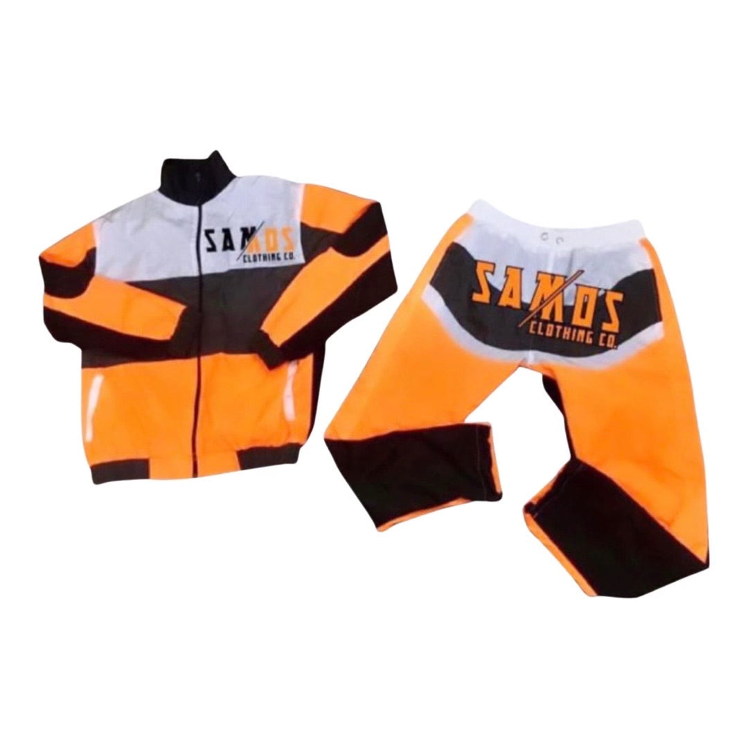 Samos Electric Orange Set – Samosclothingco.